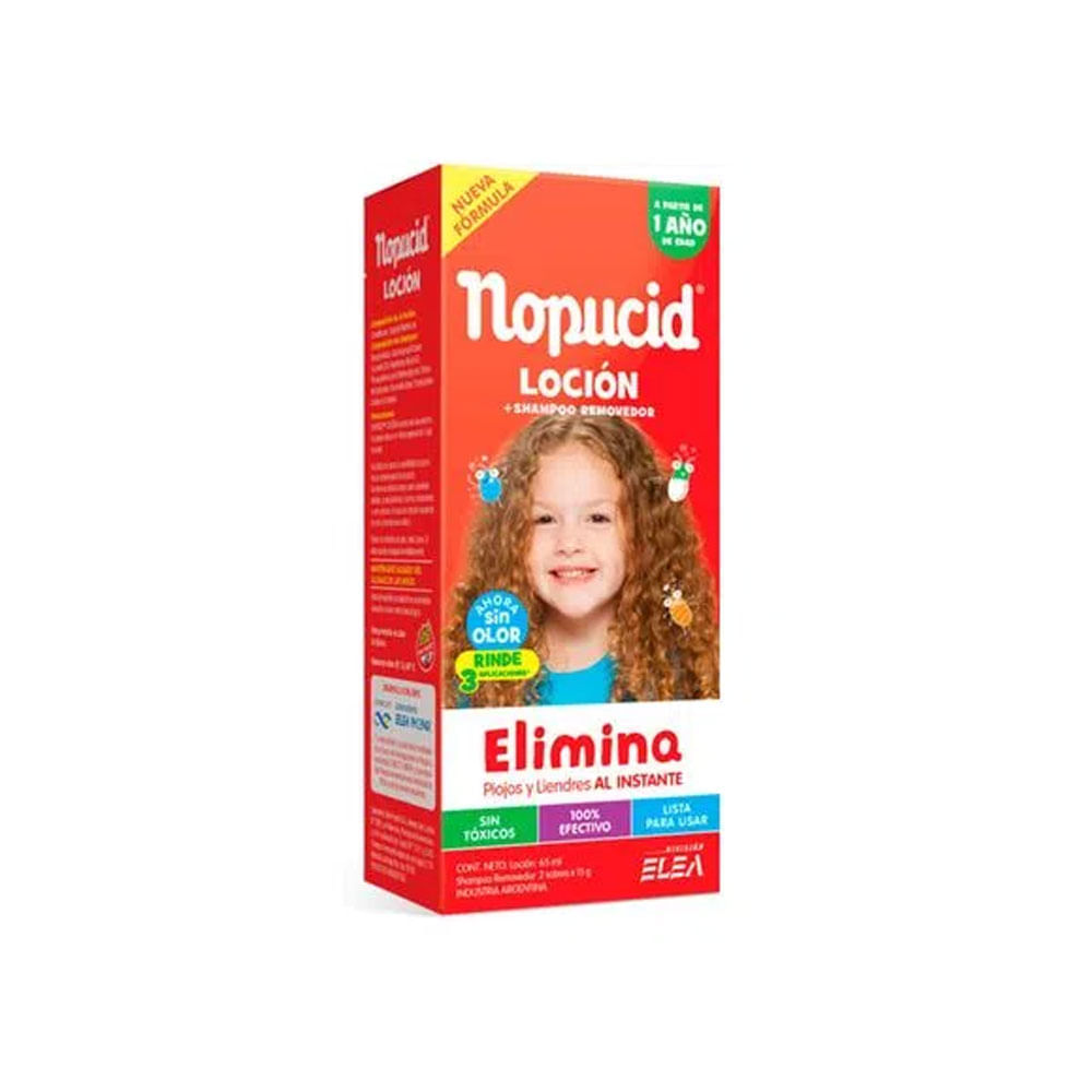 Loción + Shampoo Removedor Elimina Piojos Y Liendres 65ml - digitalfarma